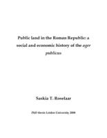 Public land in the Roman Republic : a social and economic history of ...